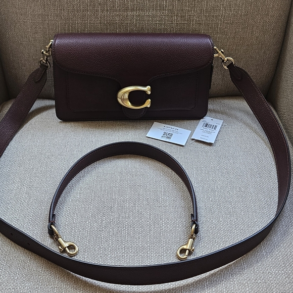 Coach | Bags | Coach Tabby 26 Merlot Crossbody Bag With Gold Hardware ...